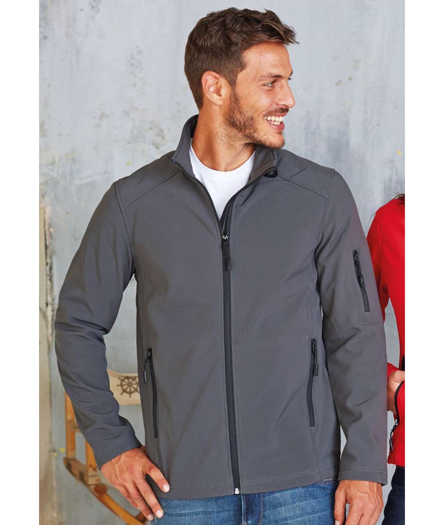 KARIBAN MENS SOFTSHELL JACKET