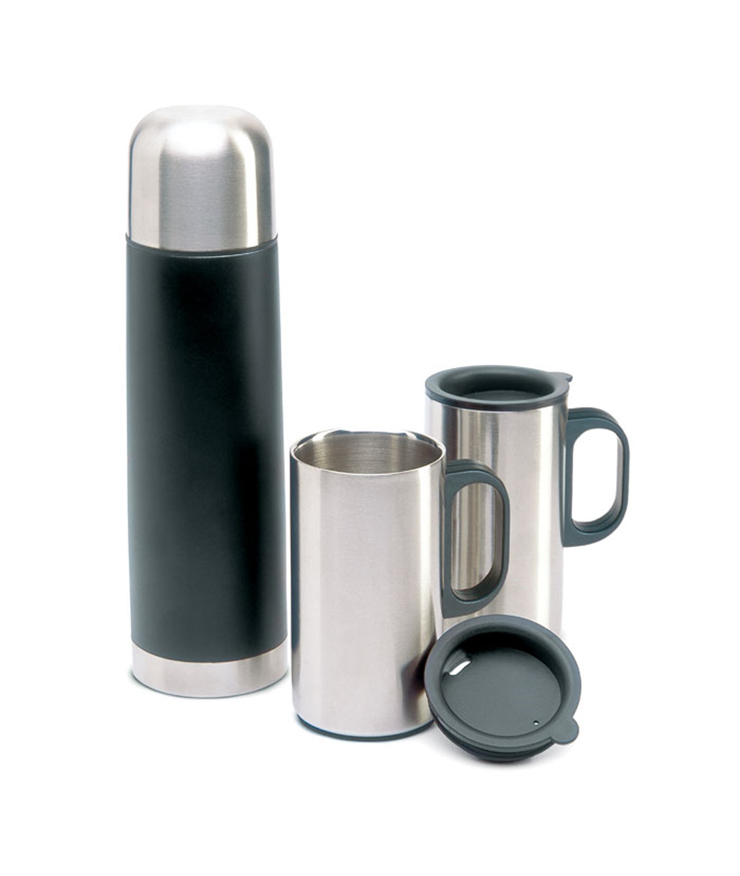 ISOSET - INSULATION FLASK WITH 2 MUGS